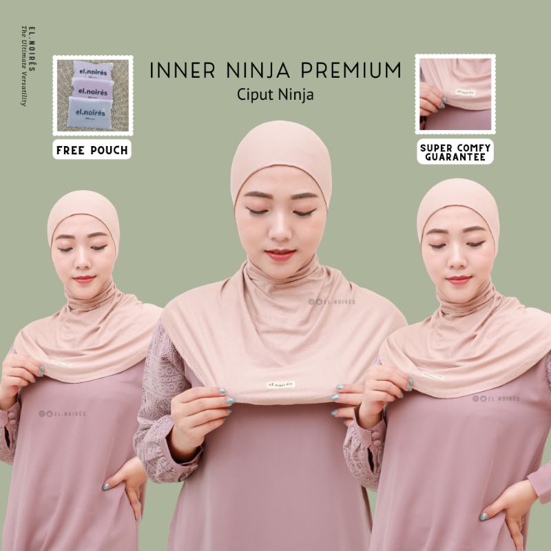 Jual Inner Ninja Premium Super Nyaman Ciput Ninja Menutup Dada Punggung ...
