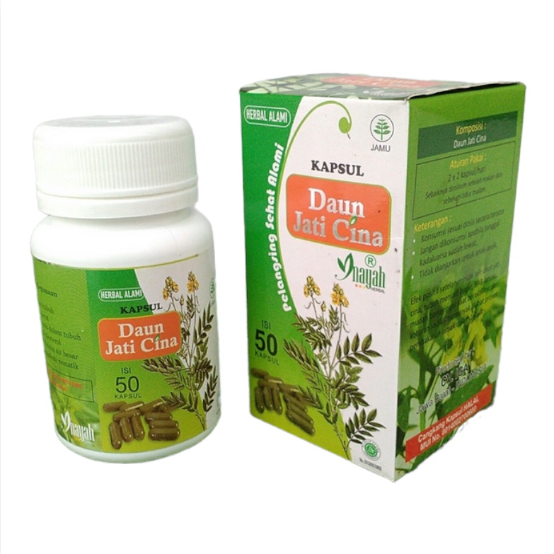 Jual Kapsul Daun Jati Cina Inayah / Pelangsing Alami | Shopee Indonesia