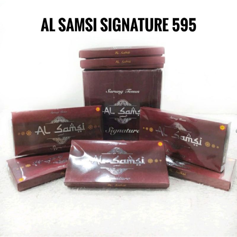 Jual Sarung Al Samsi Signature 595 Seragam Hitam Ecer Grosir | Shopee Indonesia