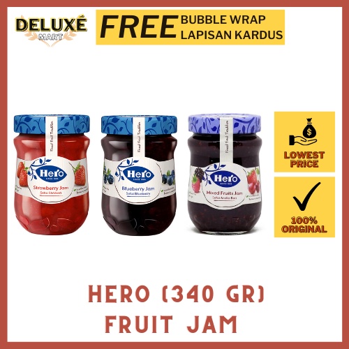Jual HERO Selai Buah SWISS (340 gram) - Selai untuk Roti dan Kue ...