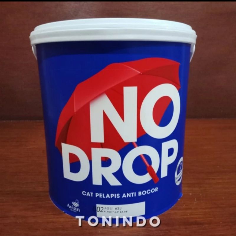 Jual No Drop Cat Pelapis Anti Bocor 4kg Warna Abu-Abu No. 002 | Shopee Indonesia