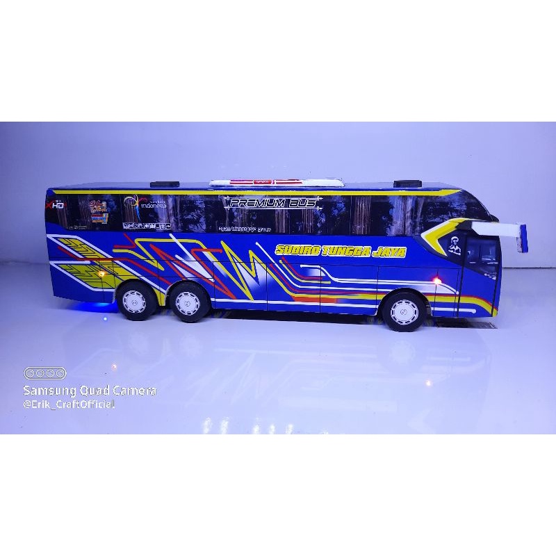 Jual Bisa Custom Nama Dan Foto Anak Bus Telolet Basuri Miniatur Bis ...