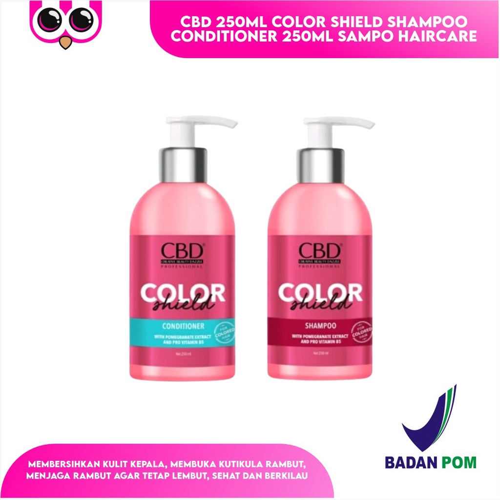 Jual CBD 250ML COLOR SHIELD SHAMPOO CONDITIONER 250ML SAMPO HAIRCARE ...