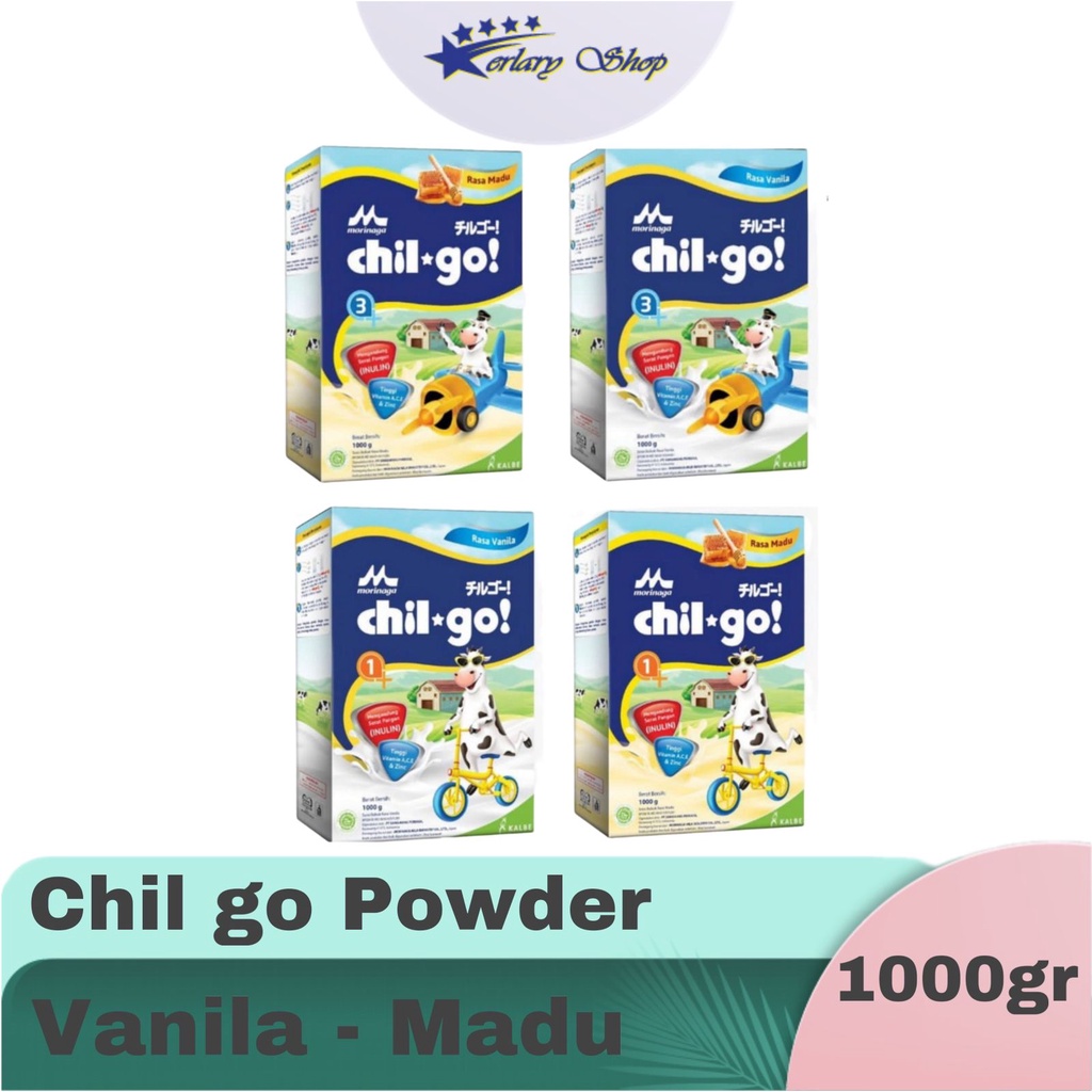 Jual Chil Go Powder 1+ 1000gr / Chil go Powder 3+ 1000gr rasa vanila ...