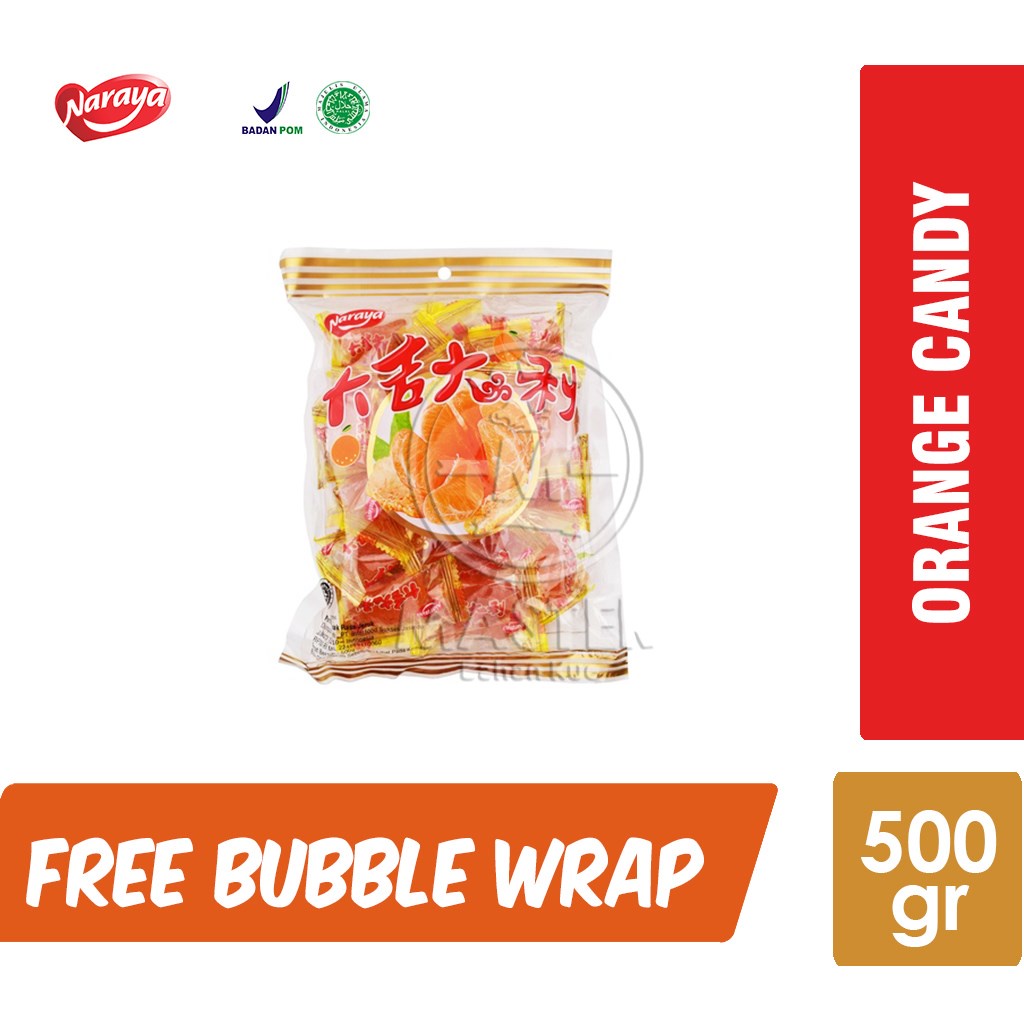Jual Permen Jelly Rasa Jeruk / Mandarin Orange Candy [500 gr] | Shopee ...