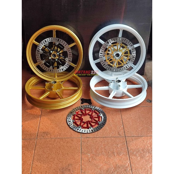 Jual velg rossi ziggy Ninja R, Ninja SS, Ninja S 2.15 2.50 R17 dan disk ...