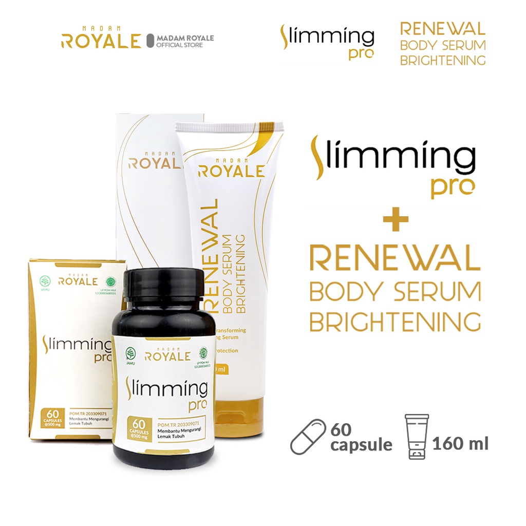 Jual Paket Bundling Madam Royale Slimming Pro & Renewal Body Serum ...