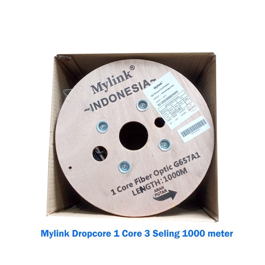 Jual MYLINK Kabel Fiber Optic FTTH Dropcore 1 core 3Seling 1000M My Link Fo | Shopee Indonesia