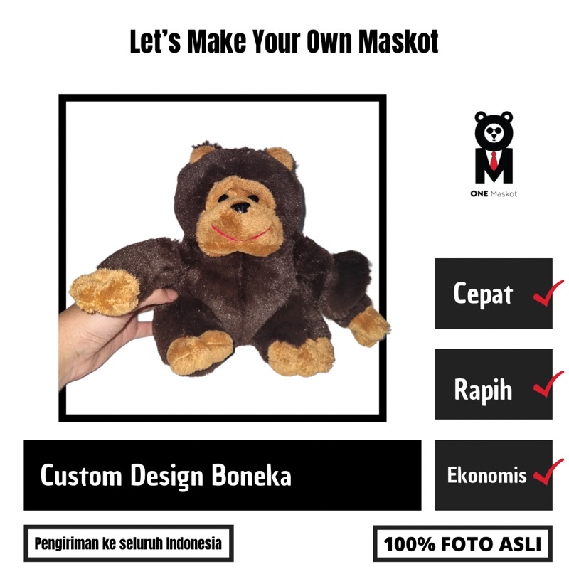 Jual Custom Boneka Maskot Jenis Apapun dengan Harga TERJANGKAU | Shopee ...