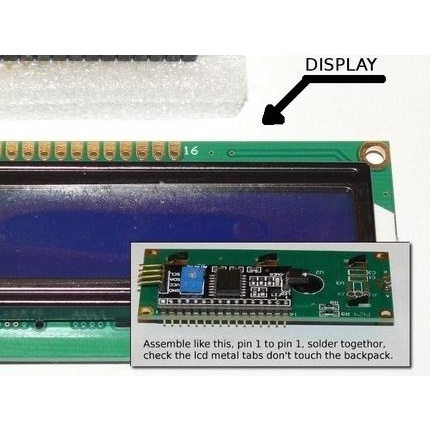 Jual LCD display 16x2 with I2c Module | Shopee Indonesia