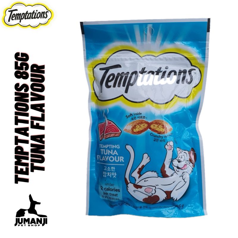 Jual Temptations Kering 85g Tempting Tuna Flavour (Biru Muda) - Cemilan ...
