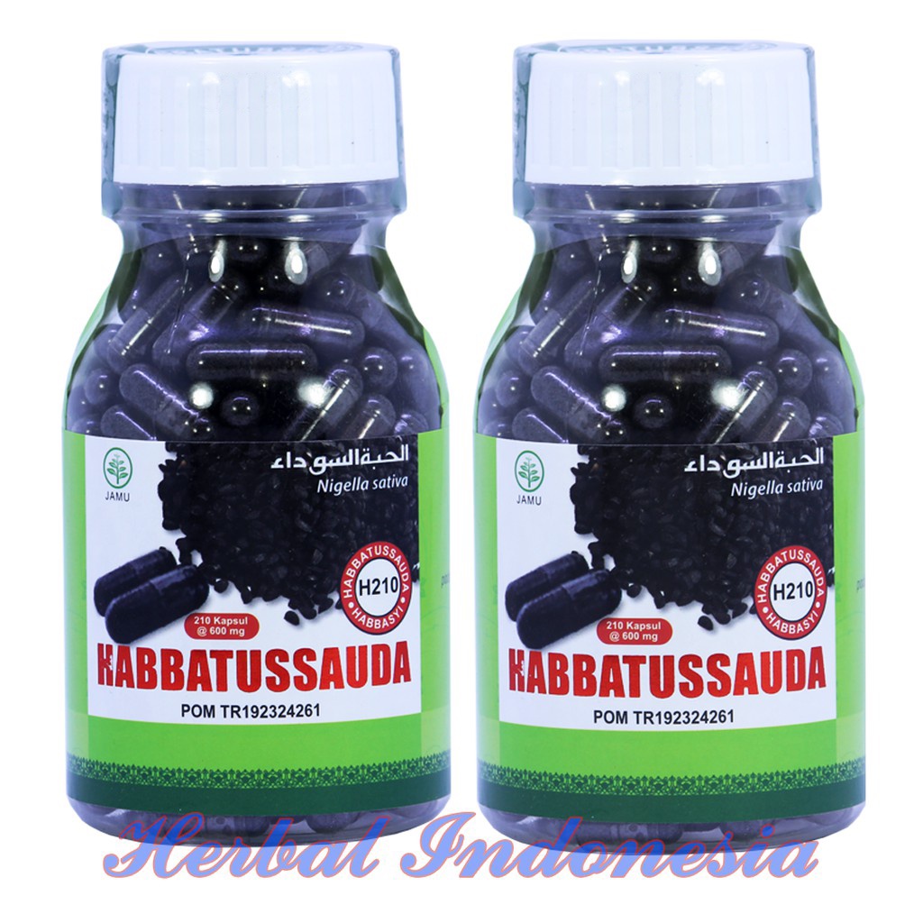 Jual Habbatussauda Herbal Niaga Utama HNU 210 Kapsul | Habbasyi ...