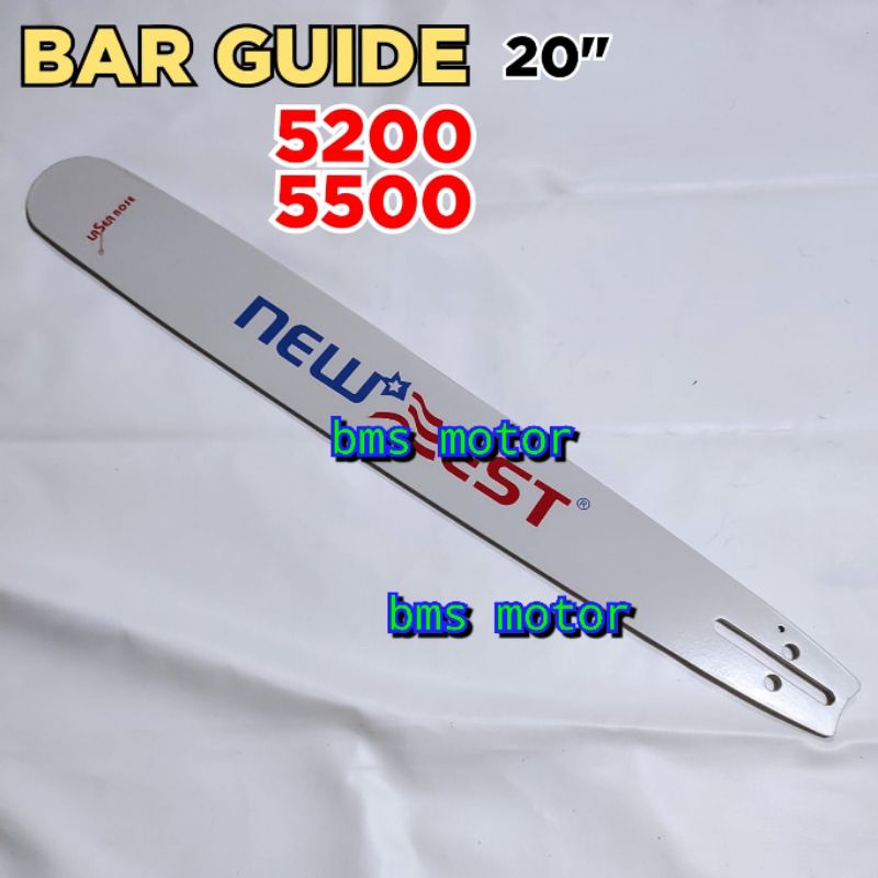 Jual BAR PARANGAN MESIN CHAIN SAW SENSO SINSO MINI 20 INCI 5200 5500 ...