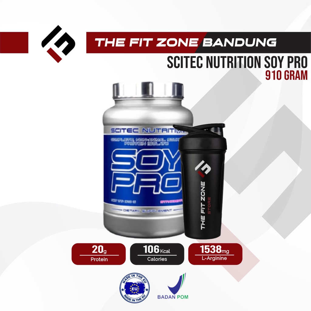 Jual Scitec Soy Pro 2 Lbs (910 Gram) Vegetarian NON Animal BPOM ...
