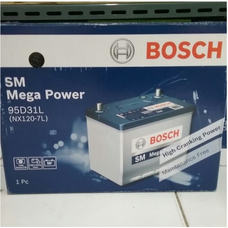 Jual Aki Mobil 85Ah Pajero Sport NX120 -7L / 95D31L BOSCH Aki kering | Shopee Indonesia