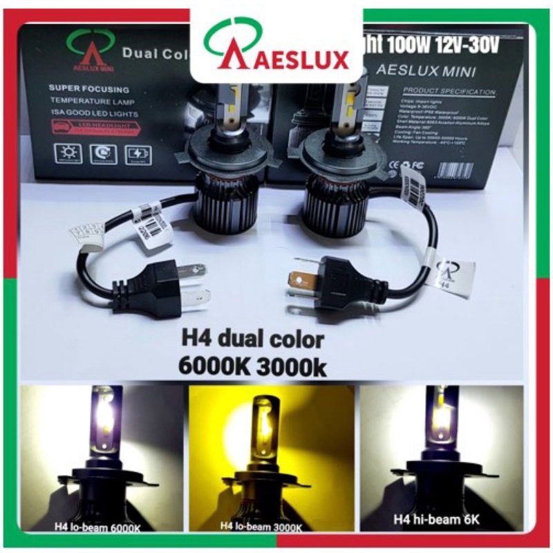 Jual Led Mobil Aeslux Mini H4 | Shopee Indonesia