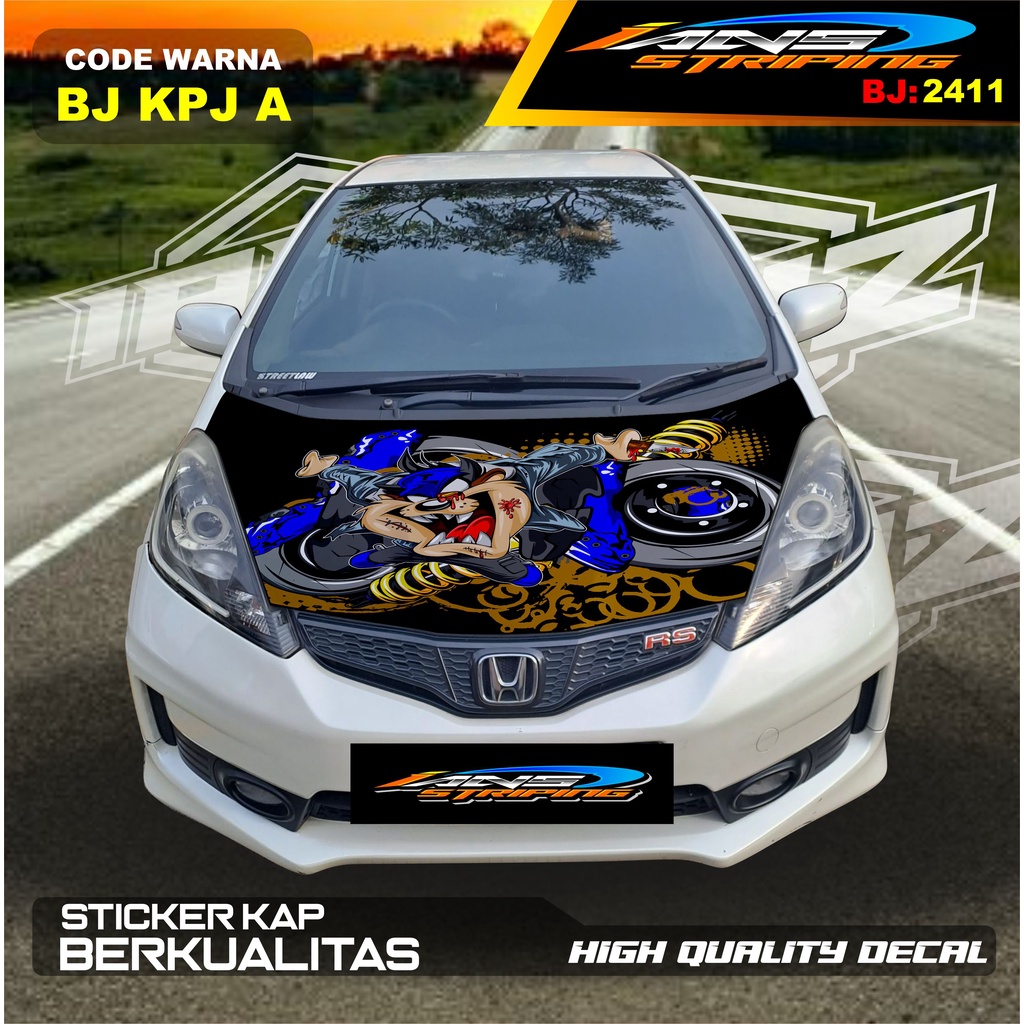 Jual VARIASI STICKER KAP MOBIL BRIO, AGYA, JAZZ, AVANZA, INOVA / DECAL ...