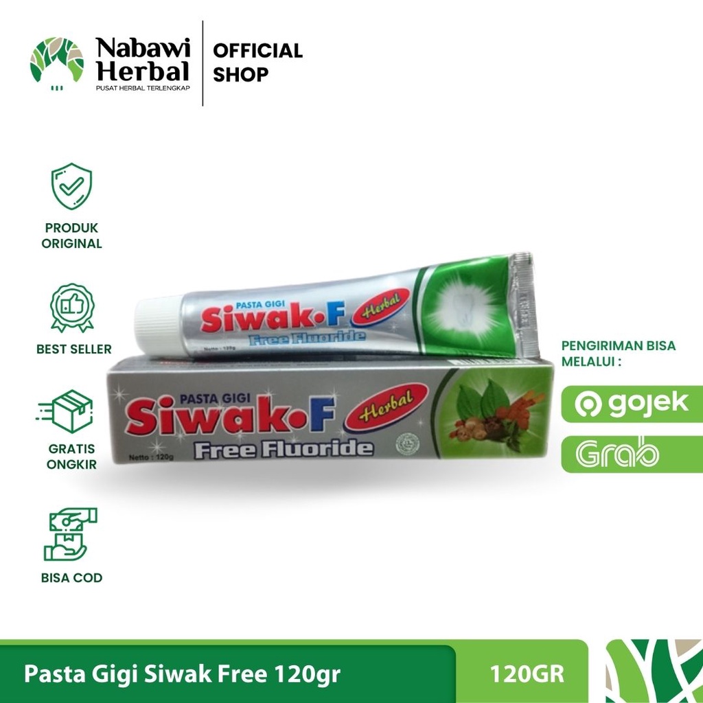 Jual SIWAK F - Pasta Gigi Siwak Free Fluoride 190gram (KEMASAN BARU ...