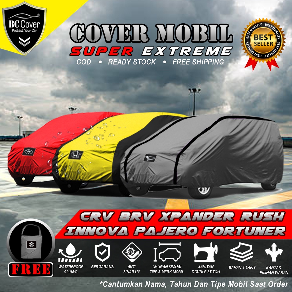 Jual Cover Mobil Innova Rush Xpander ANTI AIR OUTDOOR Sarung Fortuner ...