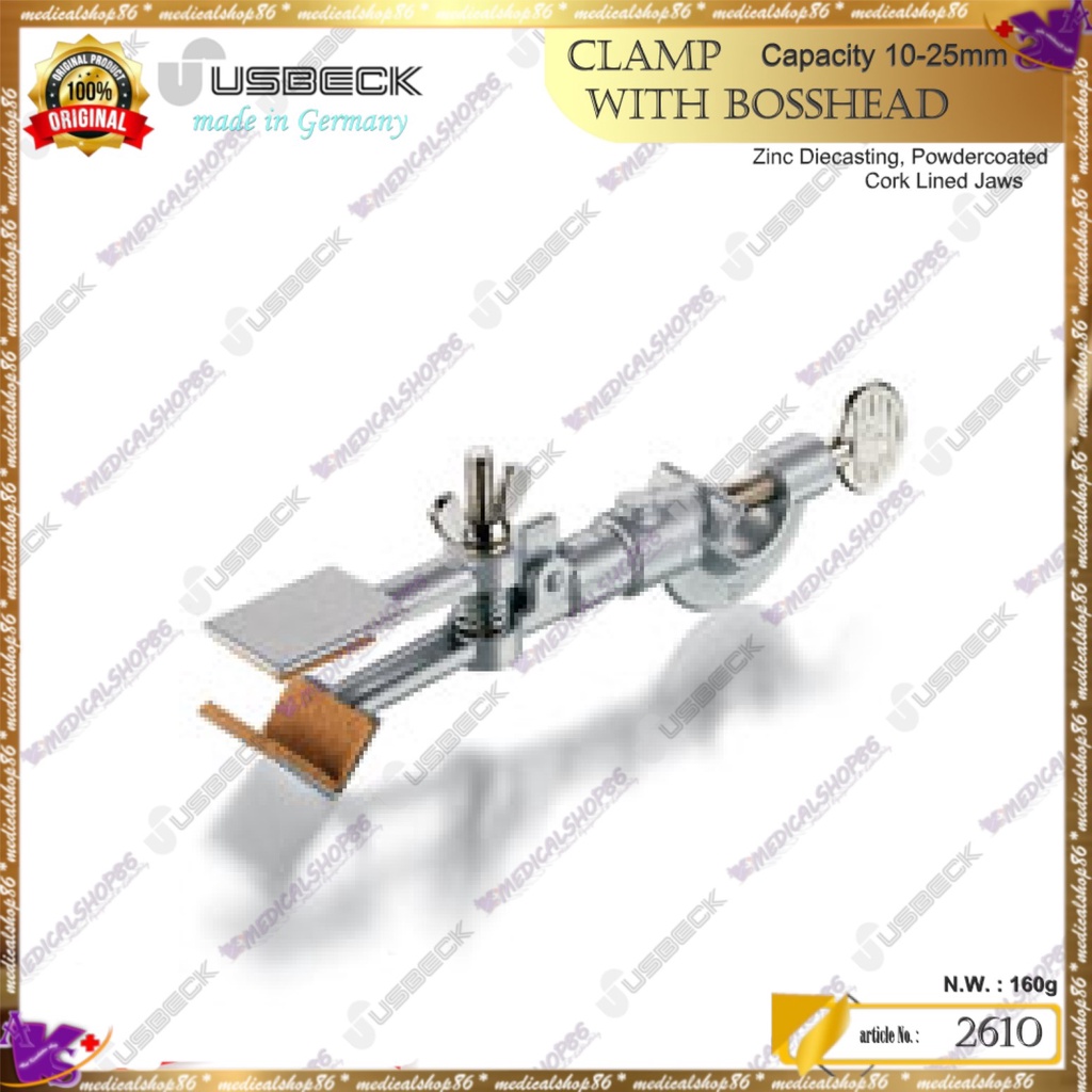 Jual CLAMP with BOSSHEAD capacity 10-25mm. Merk USBECK cat. 2610 ...
