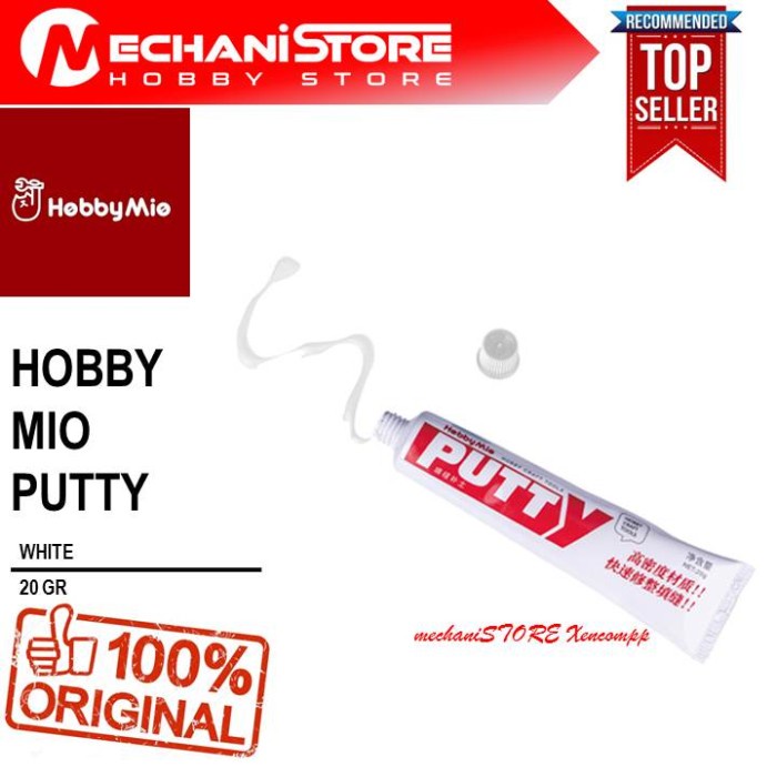 Jual HOBBY MIO PUTTY WHITE - HOBBYMIO ALT TAMIYA PUTTY GUNDAM PG MG HG RG | Shopee Indonesia