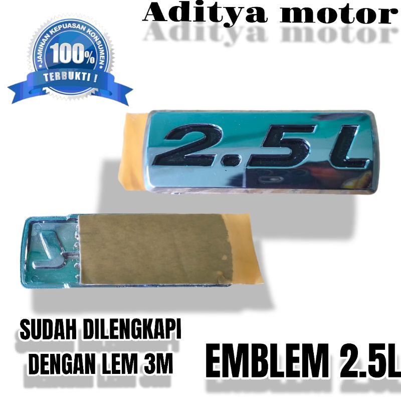 Jual Emblem 2.5l tulisan 2.5l bacaan 2.5l huruf 2.5l logo 2.5l | Shopee ...