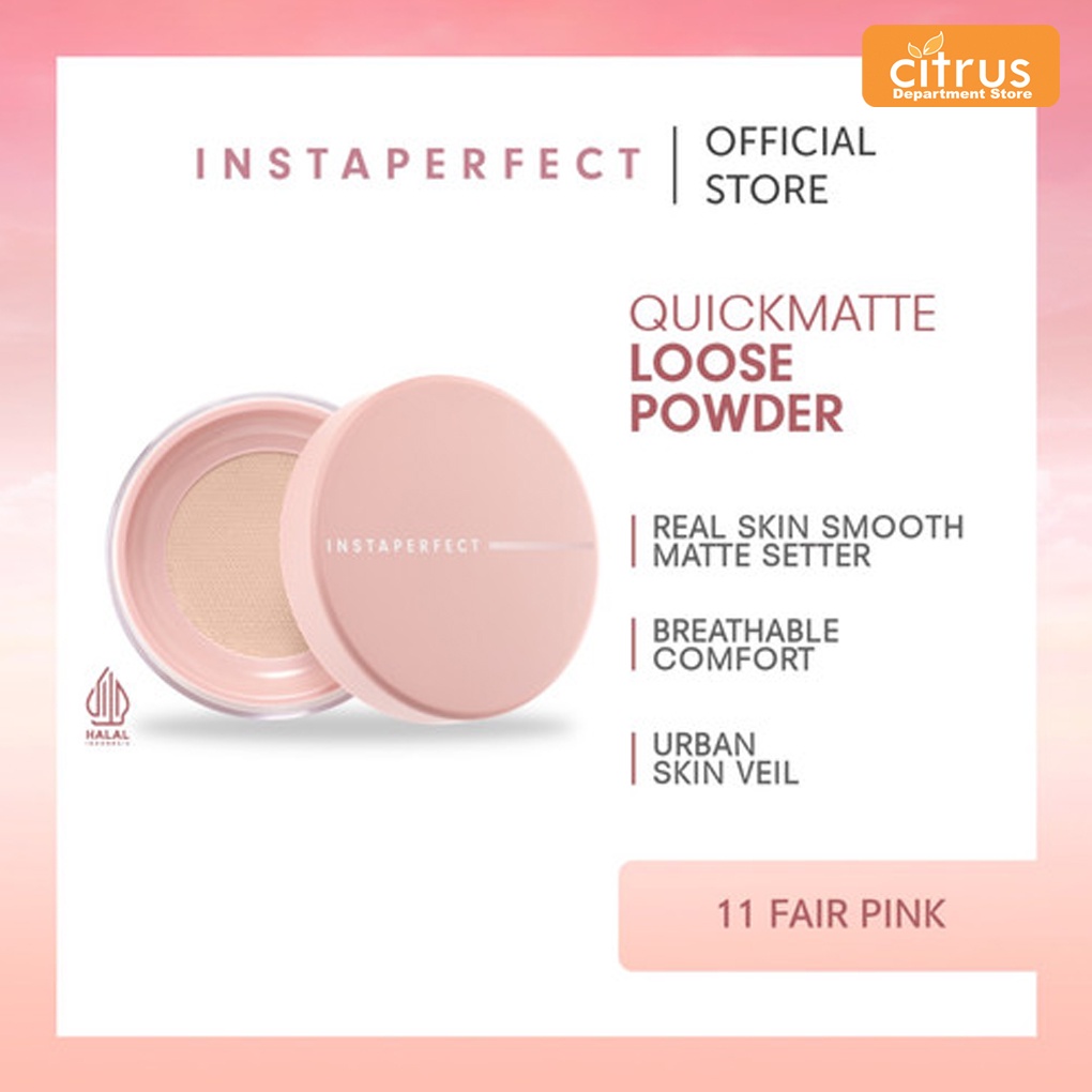 Jual Wardah Instaperfect quickmatte loose powder | Shopee Indonesia