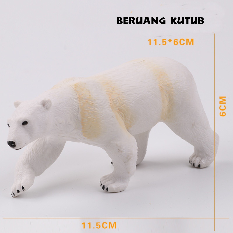 Jual Figure Hewan Animal Model Toys Koleksi Mainan Binatang Karet Gajah ...