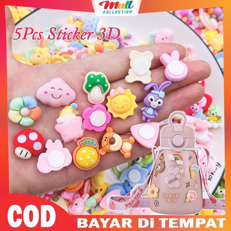 Jual MALL - Sticker 3D 5Pcs Stiker Animasi Lucu Karakter Manik Tumblr ...