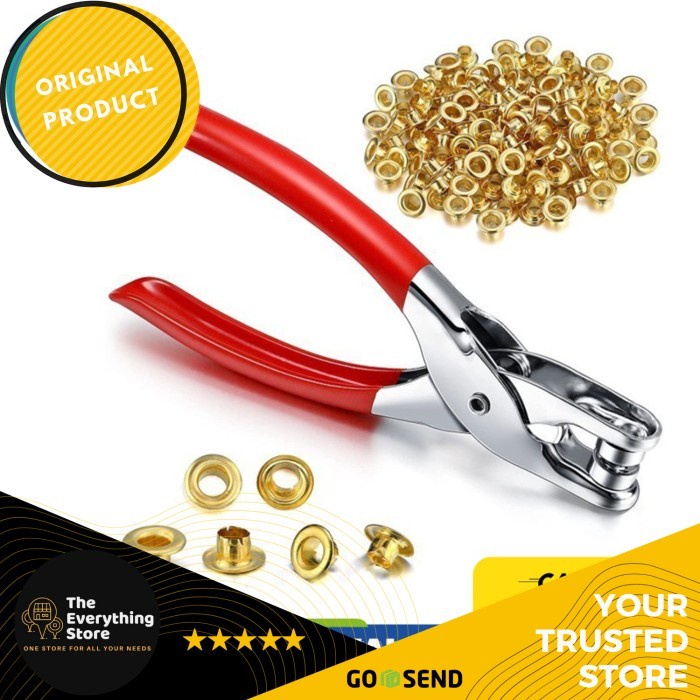 Jual Eyelet Setting Plier - Tang Pemasang Kancing Rivet Bahan Kulit ...