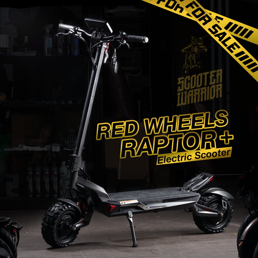 Jual Red Wheels Raptor+ Electric Scooter 3400W 60V 23 AH New | Shopee ...
