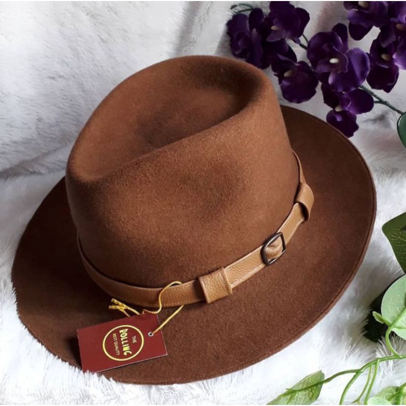 Jual Topi Laken Fedora Original Import | Shopee Indonesia