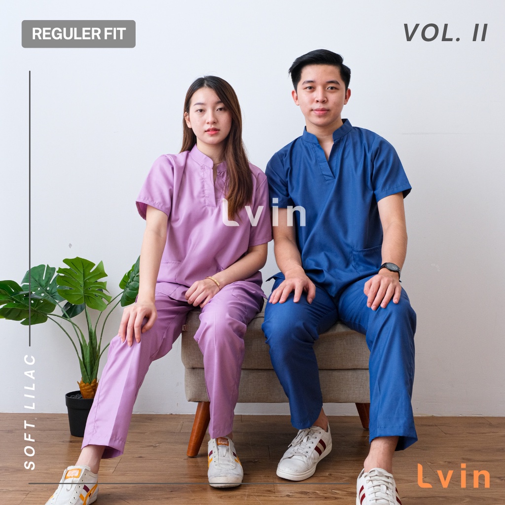 Jual [ Lvin ] Vol II - Baju OKA Mandarin Collar Celana Reguler Fit ...