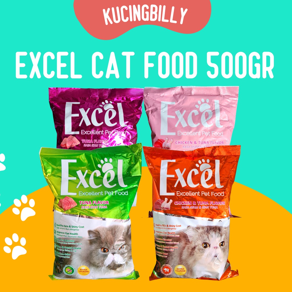Jual Excel cat food 500gr makanan kucing | Shopee Indonesia