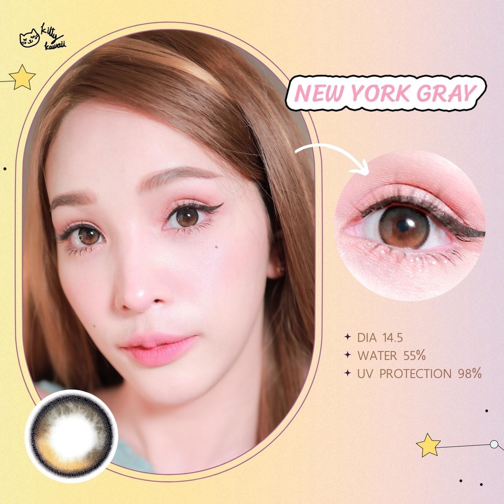 Jual SOFTLENS NEW YORK by Kitty Kawaii - softlens viral softlens filter ...