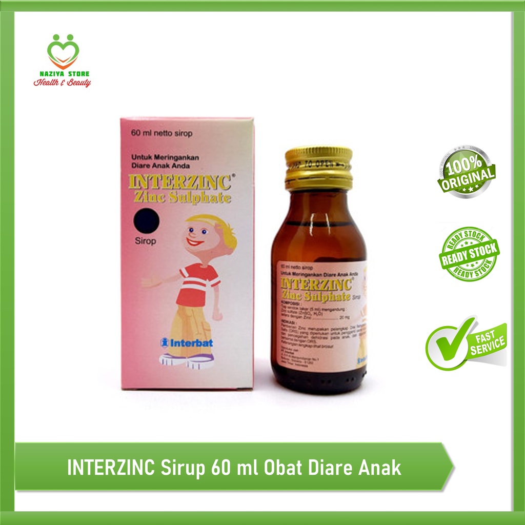 Jual INTERZINC Sirup 60 ml Obat Diare Anak-Anak | Shopee Indonesia