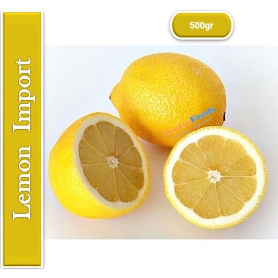 Jual Jeruk Lemon Asia - Lemon Import Fresh | 500gr [ Harga Per 0,5 Kg ...