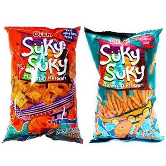 Jual Oishi Suky Suky 60g udang pedas, rumput laut | Shopee Indonesia