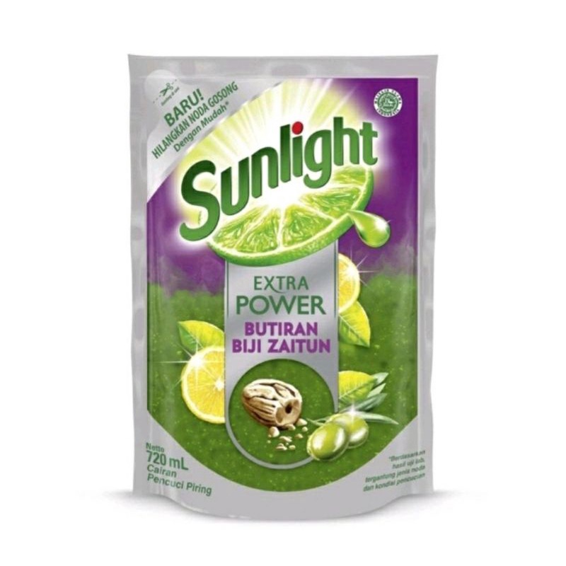 Jual Sunlight Extra Power Butiran Biji Zaitun 720ml | Shopee Indonesia
