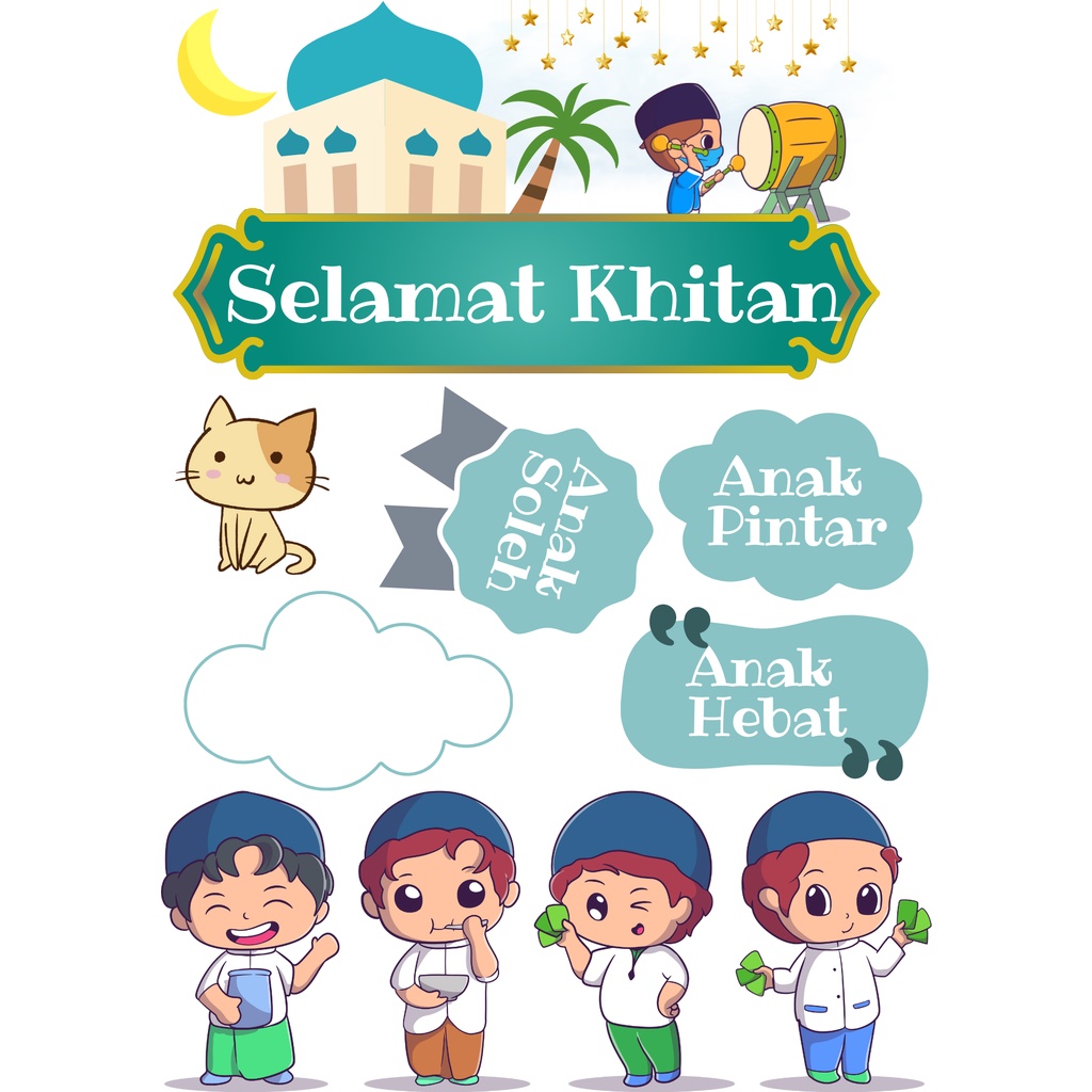 Jual Topper cake Khitan | Shopee Indonesia