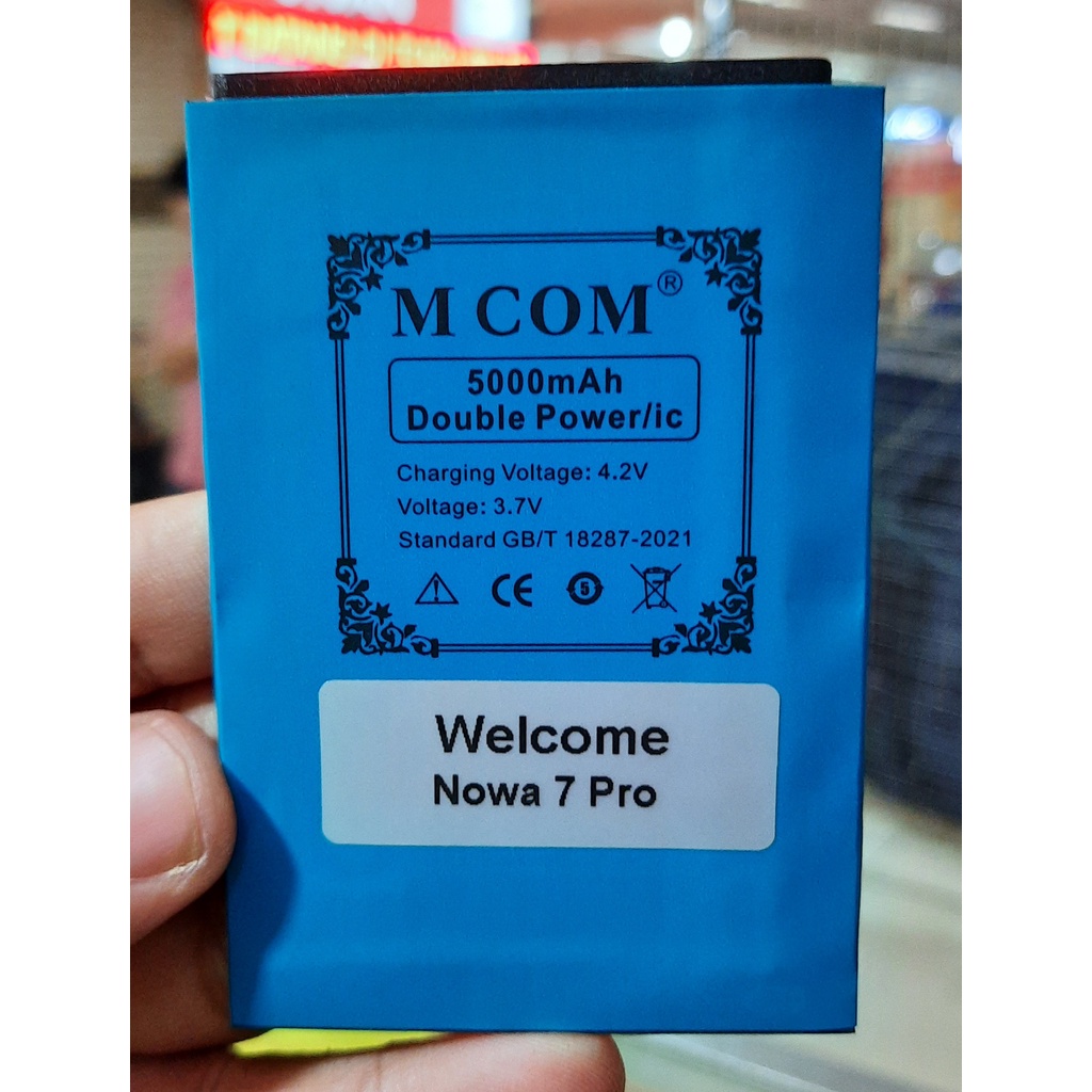 Jual BATERAI WELCOME M11 ULTRA PRO / S20 PRO / S1 PRO / NOWA 7 PRO DOUBLE POWER | Shopee Indonesia