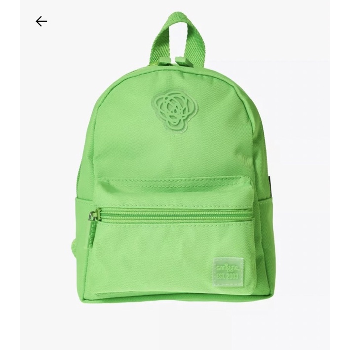 Jual Smiggle Mini Backpack Green Neon ORIGINAL 100% | Shopee Indonesia