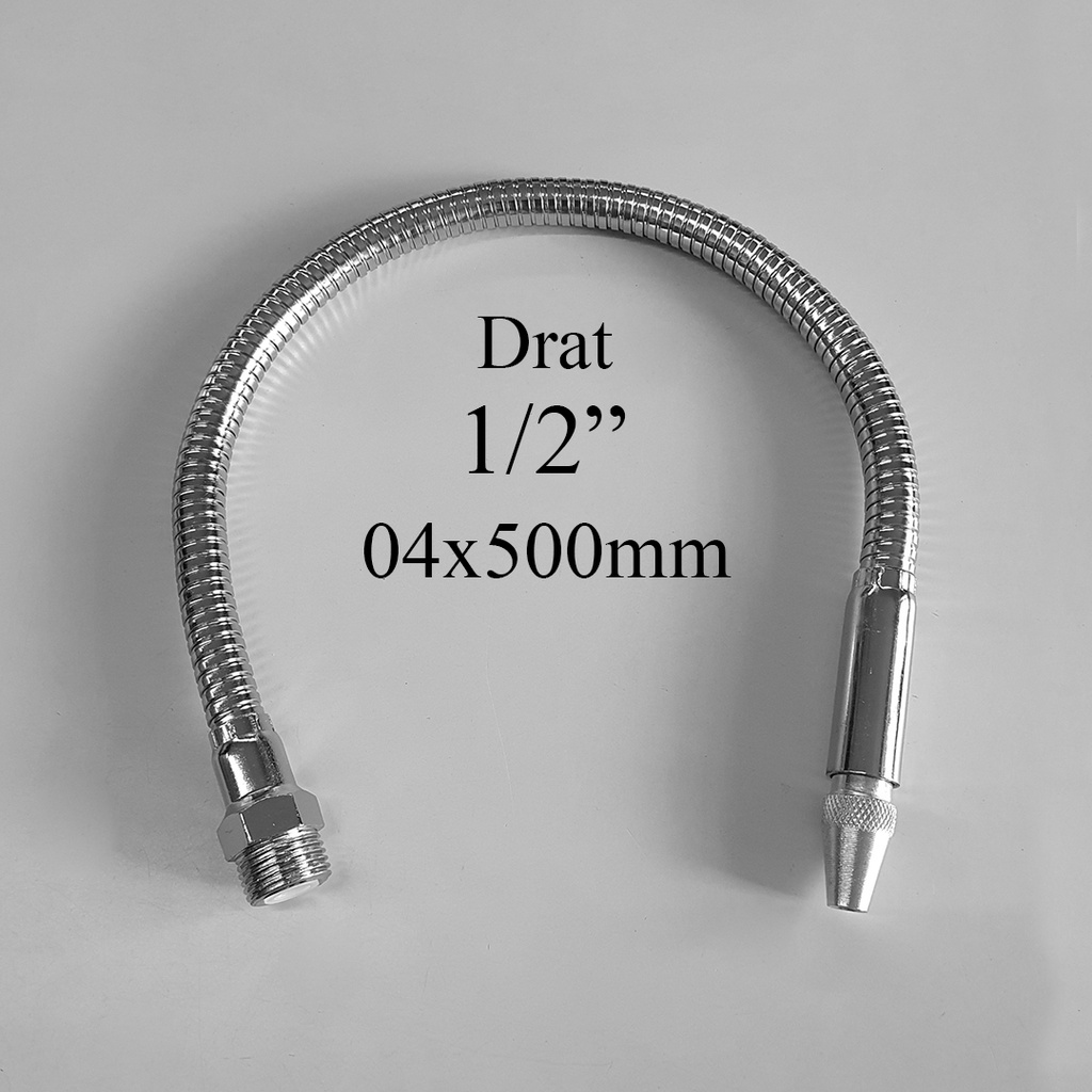 Jual Drat 1/2" 500mm 04 Stainless Steel Flexible Coolant Hose Pipe ...