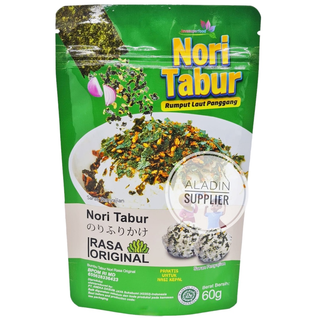 Jual Nori Tabur Rumput Laut Panggang Original 60gr | Shopee Indonesia