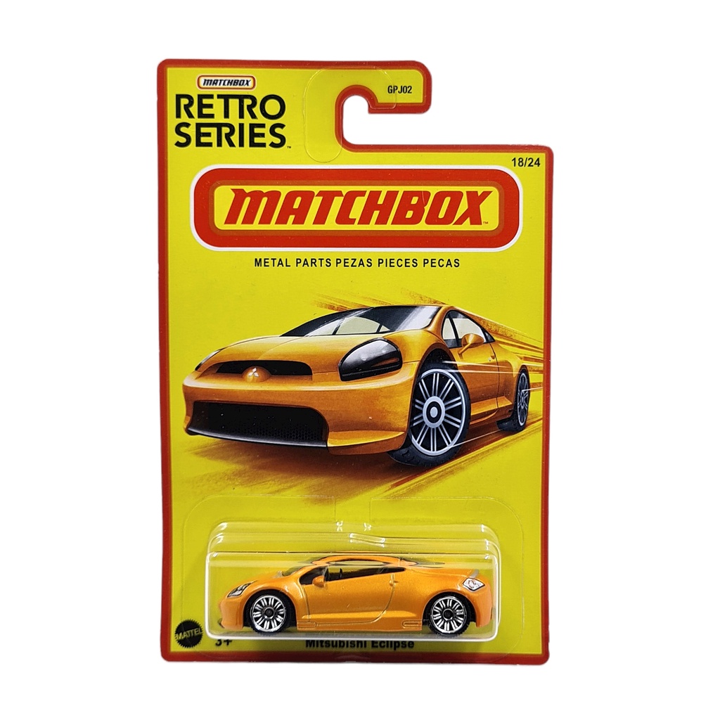 Jual Matchbox Retro Series Mitsubishi Ecplise Orange | Shopee Indonesia