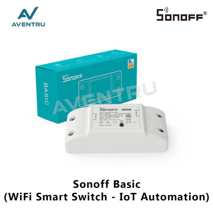 Jual Sonoff Basic - WiFi Smart Switch IoT Automation (Saklar otomatis) | Shopee Indonesia