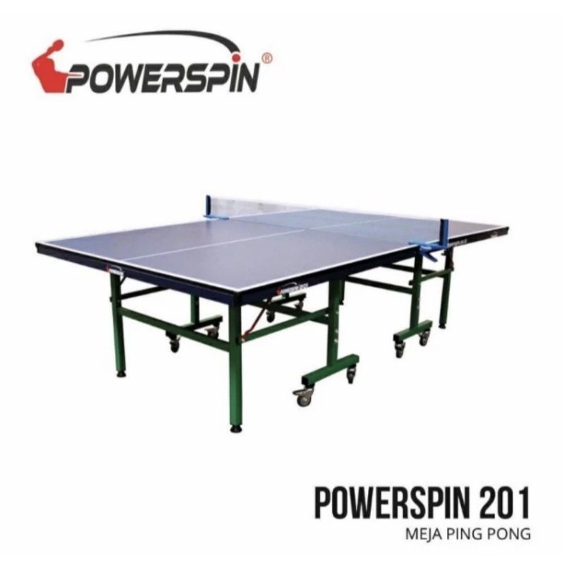 Jual MEJA PINGPONG / TENIS MEJA POWERSPIN 201 - ORIGINAL | Shopee Indonesia