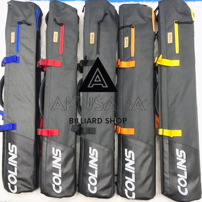 Jual Tas Billiard Collins Hard Cue Case 4x6 Sekat Coldora-Bahan Parasit ...