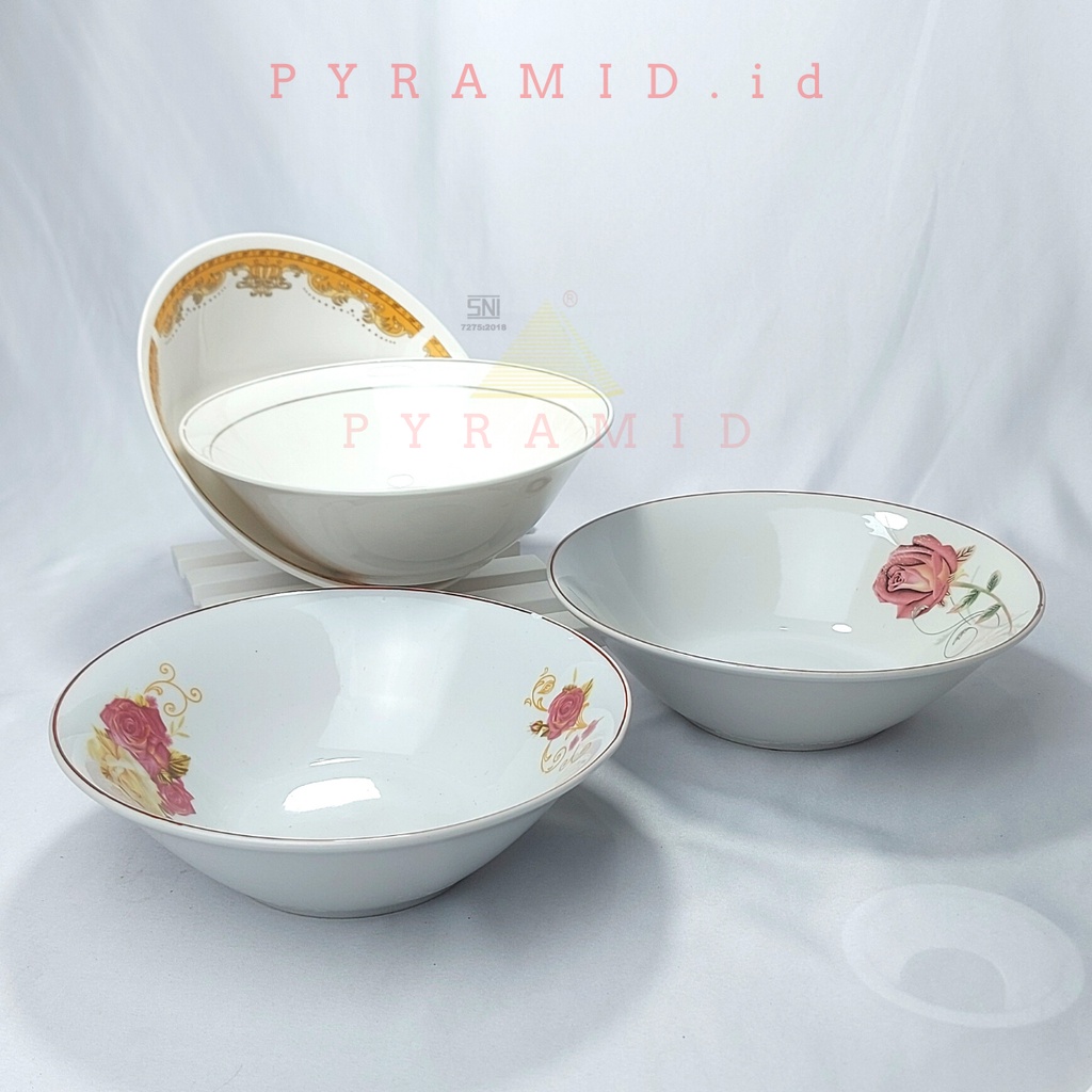 Jual PYRAMID | MANGKUK 7 INCH PYRAMID | 18 CM | Mangkuk makan porselen ...