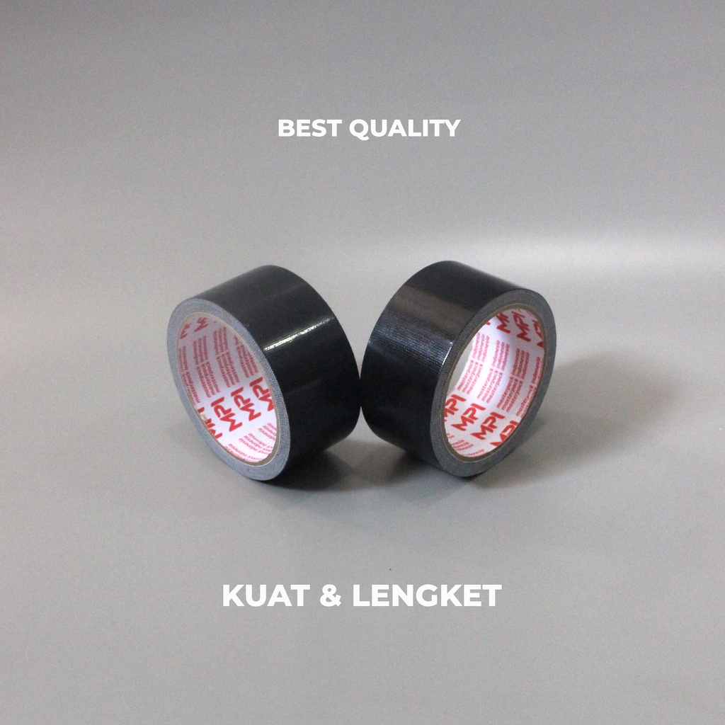 Jual Lakban Kain Hitam MPI 2 INCH x 8 Meter MPI - Cloth Tape Hitam ...